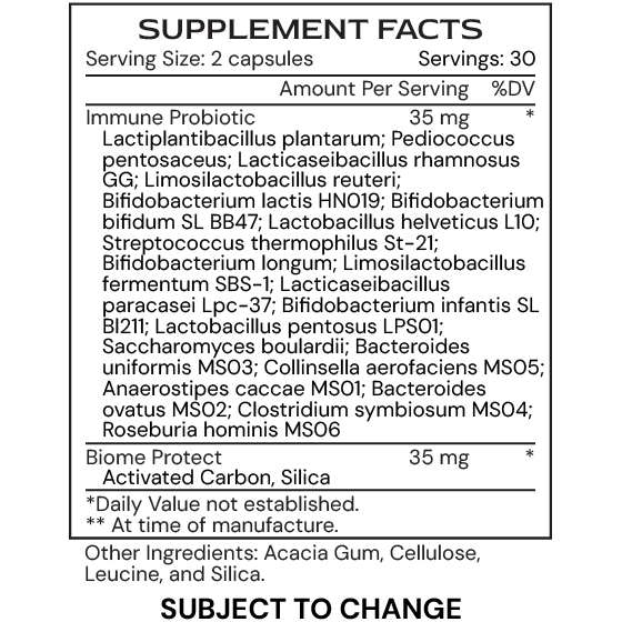 Immune µBiomic – Systemic Formulas Patient Portal